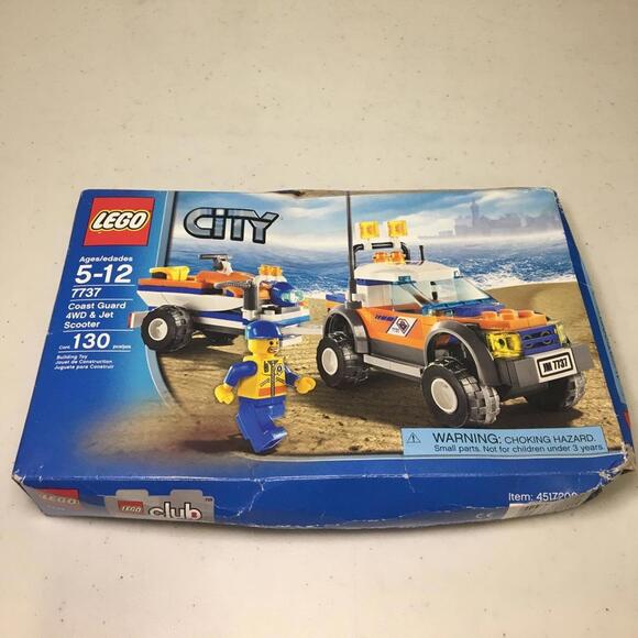 Lego | Toys | Lego City Coast Guard 4wd Jet Scooter Set 7737 New | Poshmark
